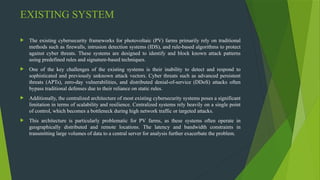 AI-Driven Cybersecurity for Photovoltaic Farms: Enhancing Threat ...