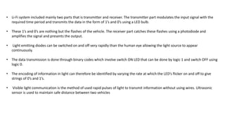 Vehicle to vehicle communication using lifi | PDF