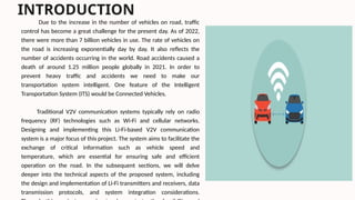 vehicle to vehicle using lifi technology | PPTX