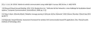 vehicle to vehicle using lifi technology | PPT