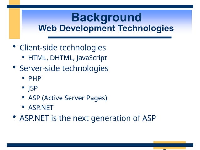 ASP.net introductiona and architecture.pptx