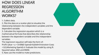 Data science project ppt about machine learning regression | PPTX
