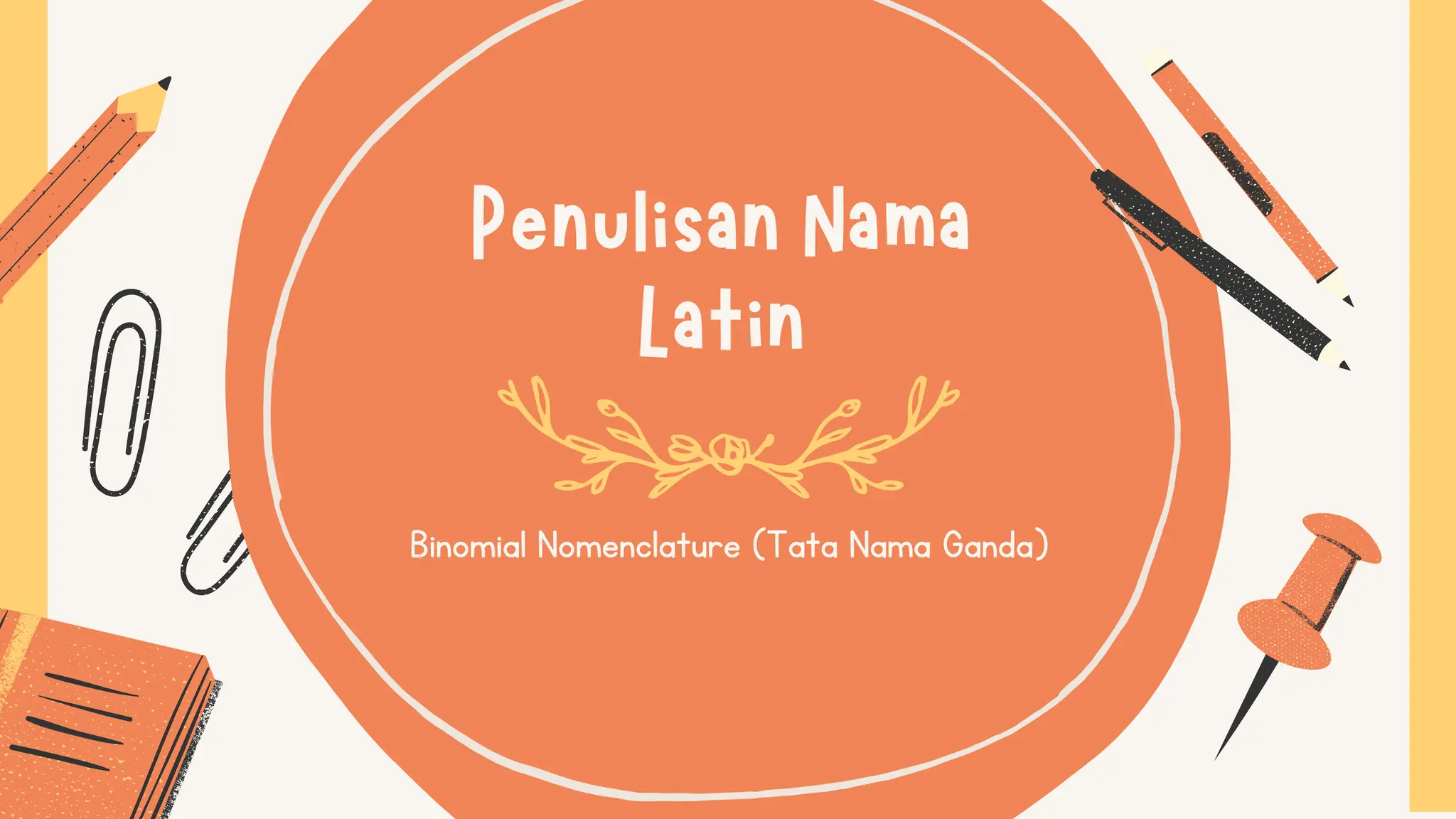 Penulisan Nama Latin IPA Klasifikasi Makhluk Hidup | PDF