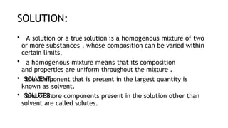 Solution |Bunarybliquid| chromatography| | PPTX