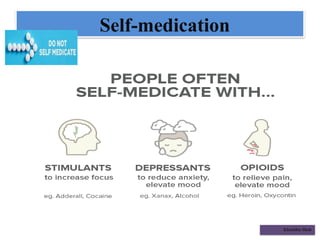 Self-Medication and its demerits, Role of Pharmacist in spreading ...