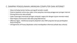pembahasan power point mengenai pembahasan jaringan komputer dan ...