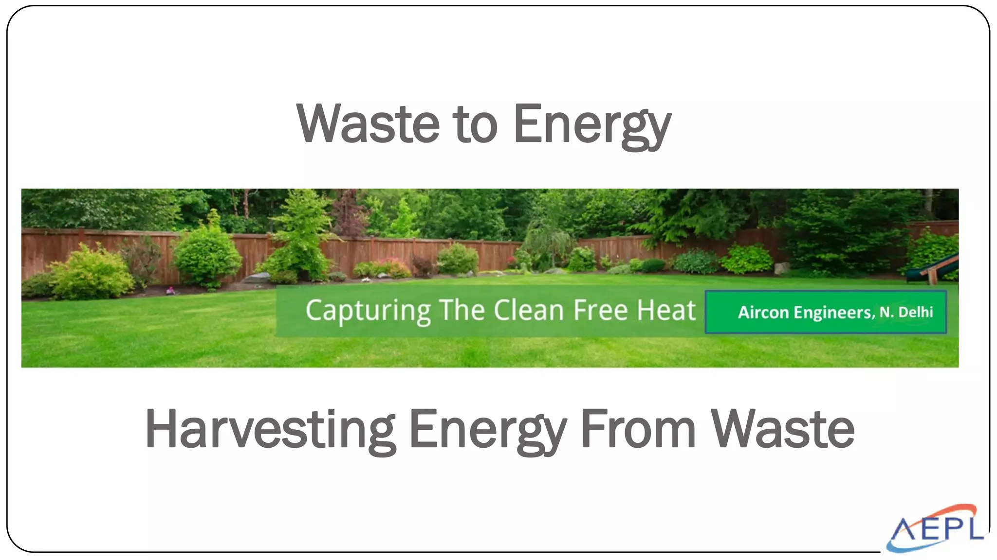 Waste to Energy | PDF