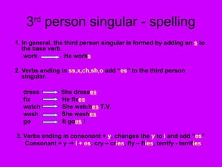 the Present Simple Tense Explanationv | PPT