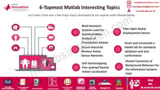 Interesting MATLAB Projects Research Help | PPT