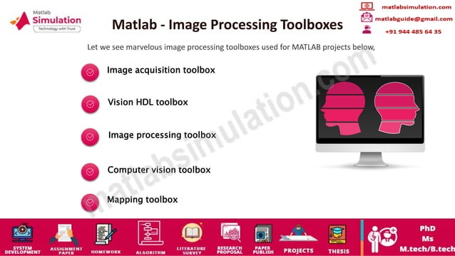Projects for MATLAB Research Guidance | PPTX