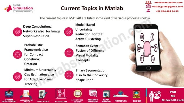 MATLAB Based Project List Research Topics | PPT