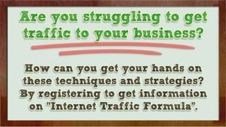 Internet Traffic Formula | PPTX