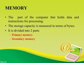 Memory Unit | PPT