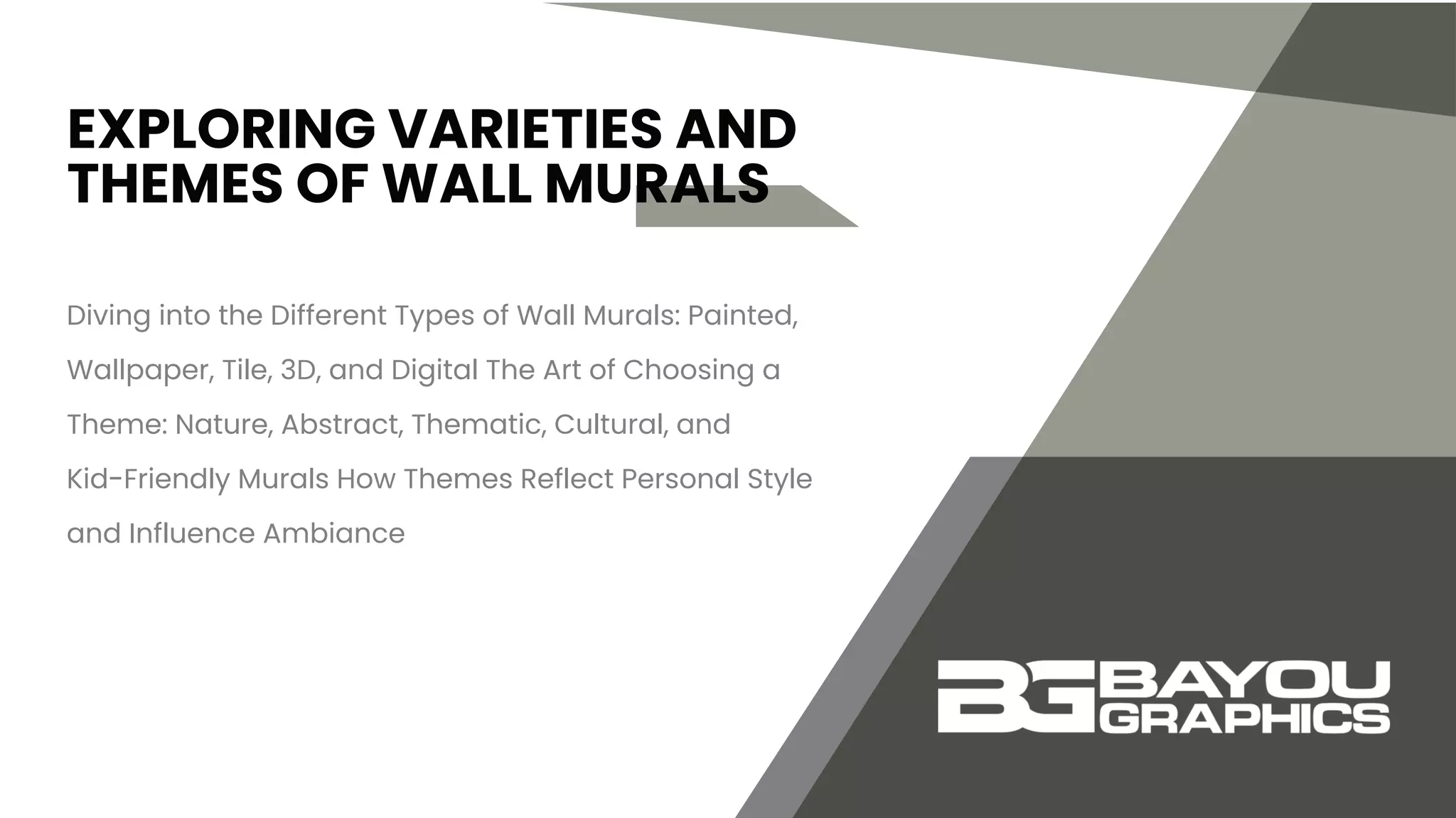 INTRODUCTION TO WALL MURALS | PDF