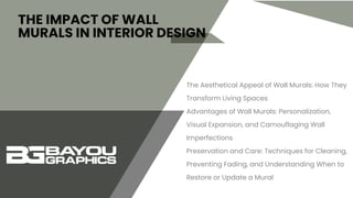 INTRODUCTION TO WALL MURALS | PDF