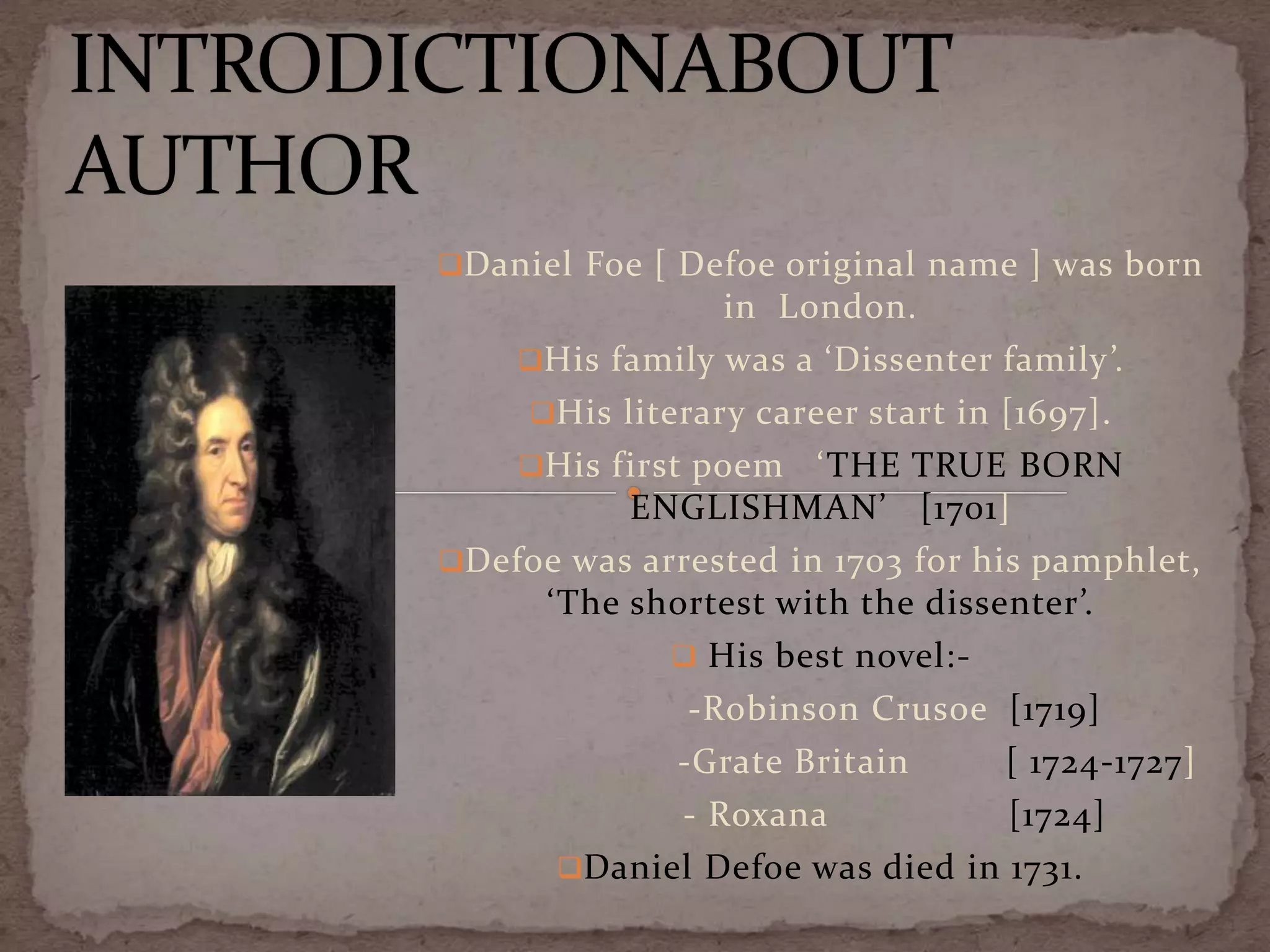 Colonialism in Robinson Crusoe | PPTX