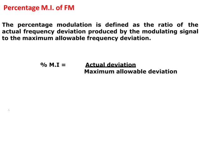 Angle modulation .pptx | Digital Audio | Computer Software and Applications