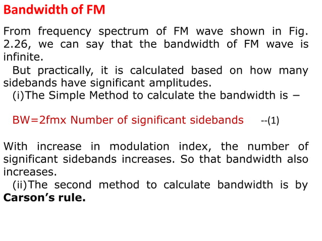 Angle modulation .pptx | Digital Audio | Computer Software and Applications