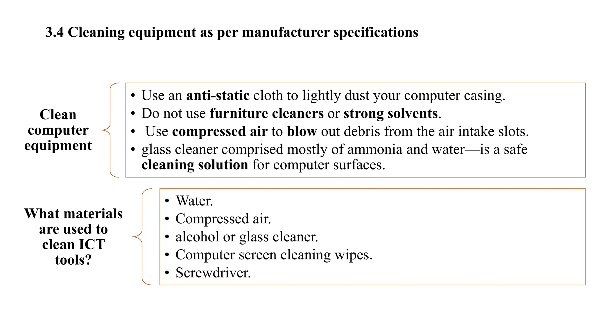 maintenance of the equipment how we can clean. | PPTX