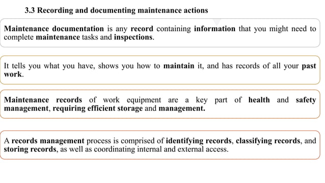 maintenance of the equipment how we can clean. | PPTX