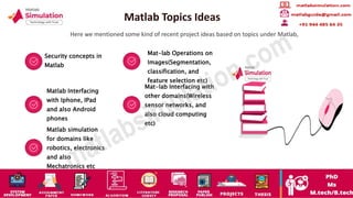 MATLAB Project Research Topics | PPT