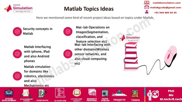 MATLAB Project Research Topics | PPT