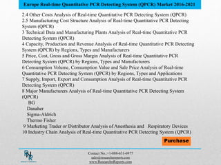 Europe Real-time Quantitative PCR Detecting System (QPCR) Market Report ...