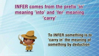 English Vocabulary: The Latin word root 'fer' | PPT