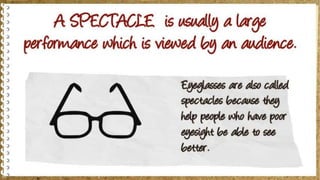 Words with the Latin Root 'SPECT' | PPT