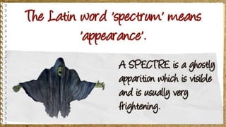 Words with the Latin Root 'SPECT' | PPT