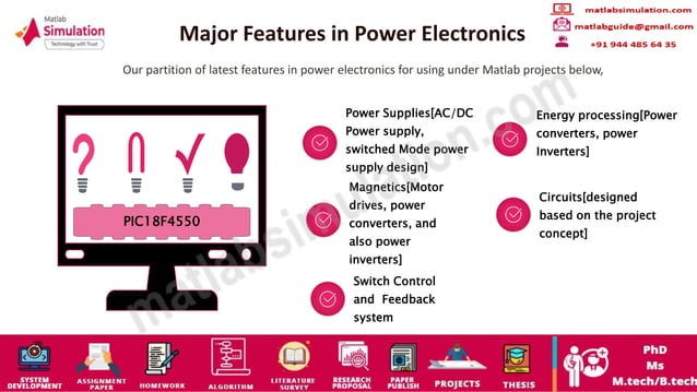 Power Electronics Projects Using MATLAB Research Help | PPT