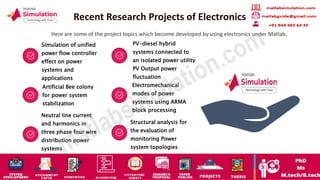Projects Based on MATLAB For Electronics Research Ideas | PPT