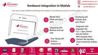 Projects MATLAB Research Guidance | PPT