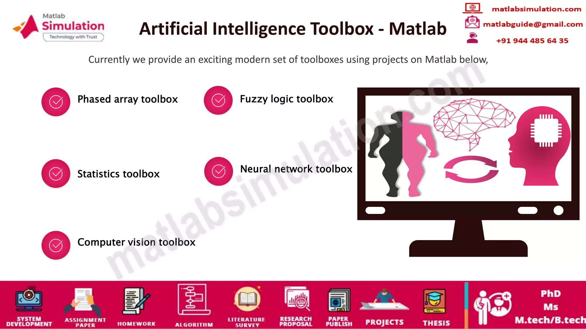 Projects on MATLAB Research Assistance | PPT
