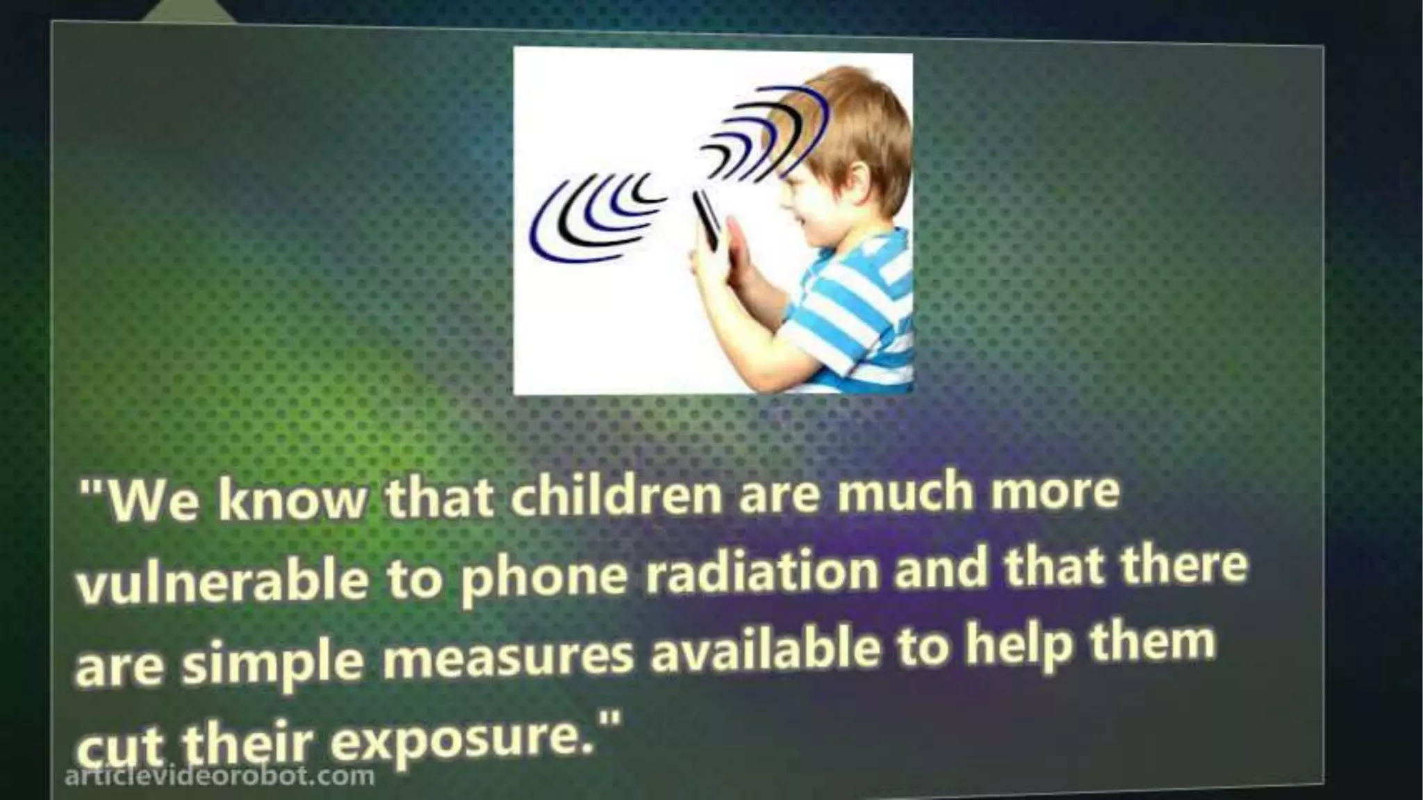 Health Risks for Children from mobile phones. | PPTX
