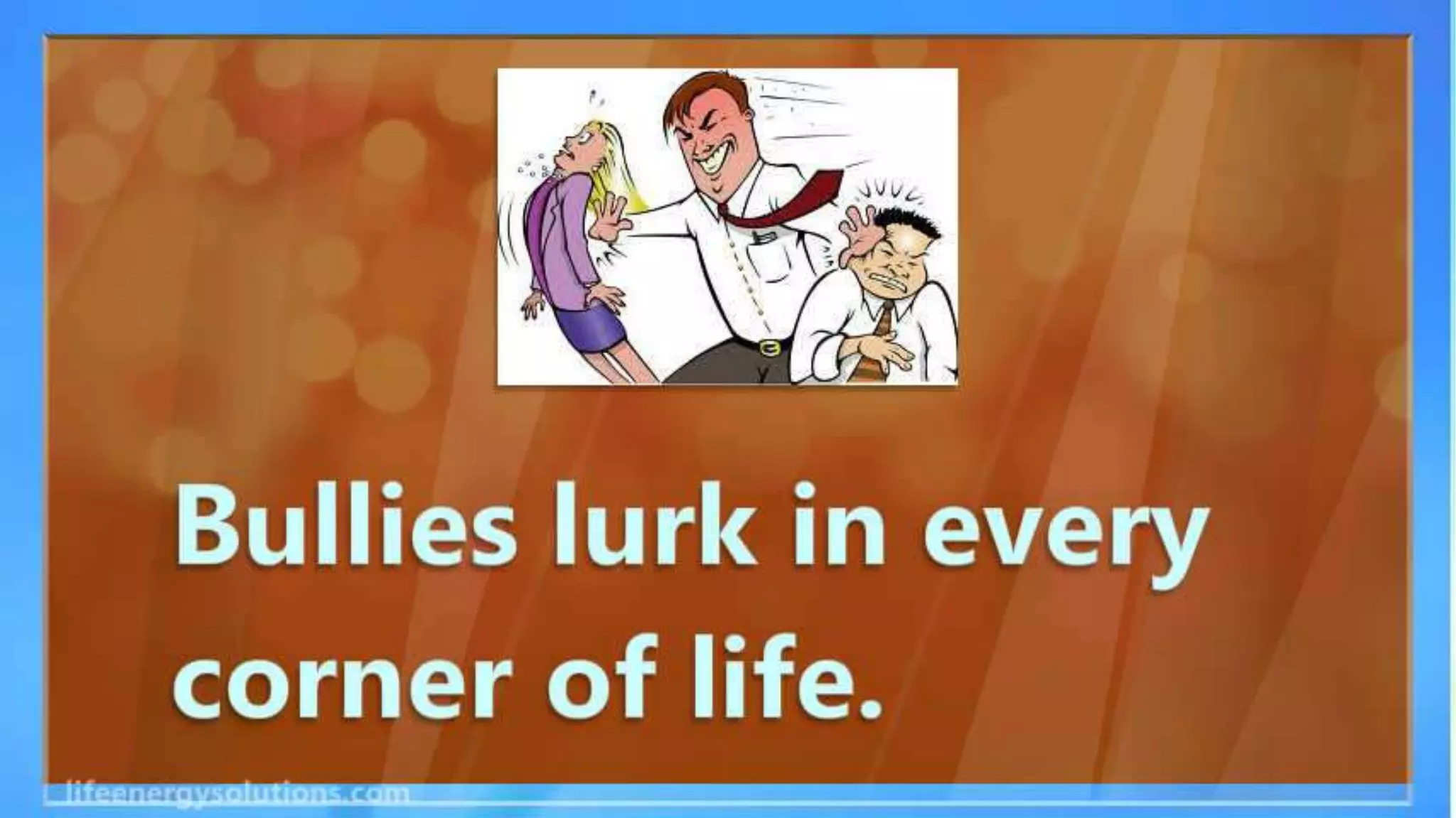 Stealing Energy - Bullying | PPTX