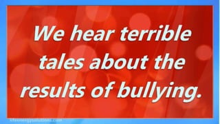 Stealing Energy - Bullying | PPTX