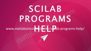 Scilab Programs Research Thesis Help | PPT