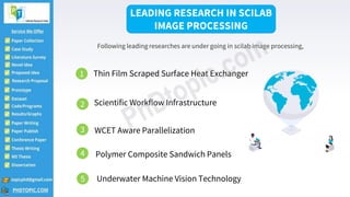 Trending Research Ideas for Image Processing Projects in Scilab | PPT