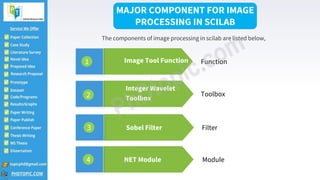 Trending Research Ideas for Image Processing Projects in Scilab | PPT