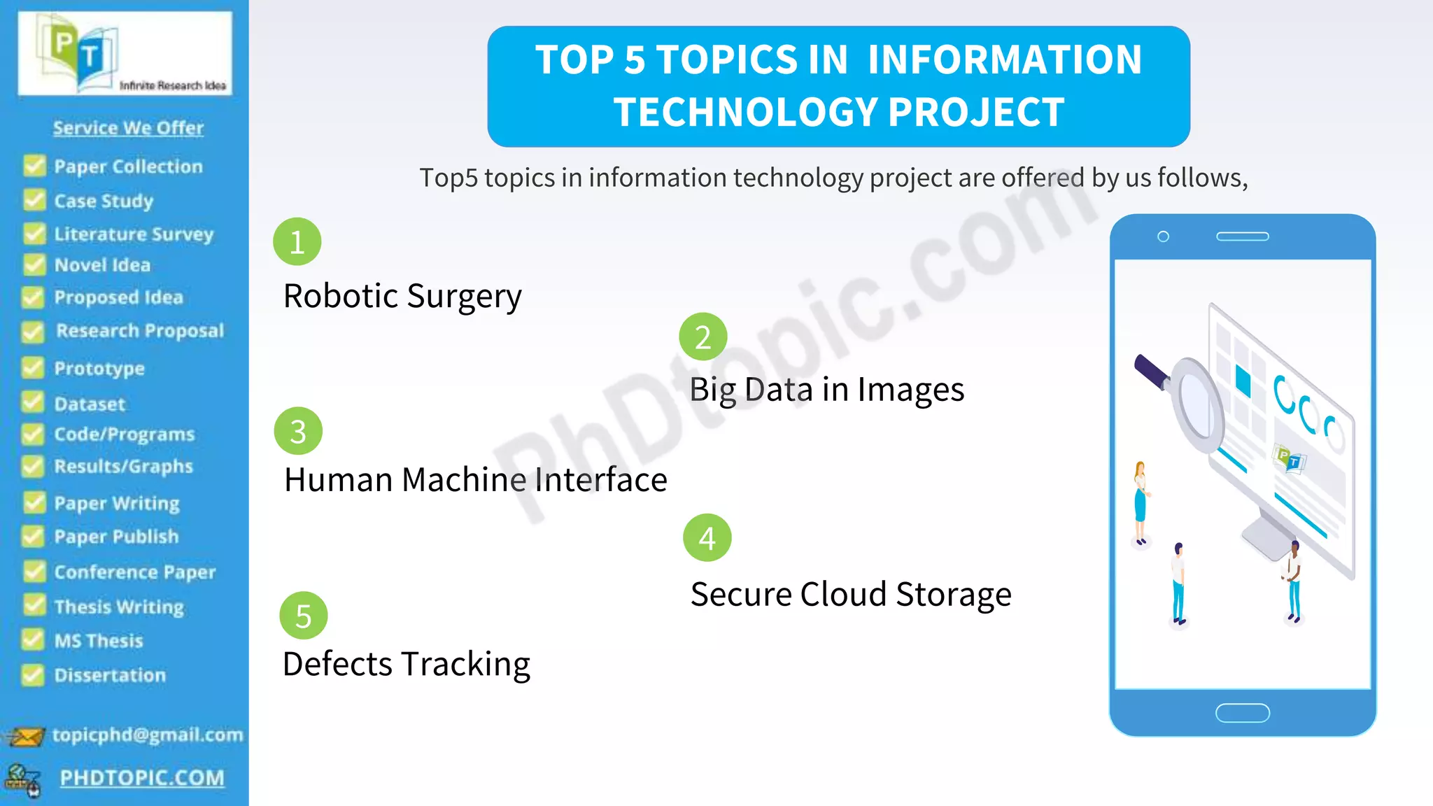 Information Technology Project Research Topics | PPTX | IT and Internet ...