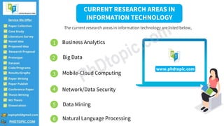 Information Technology Project Research Topics | PPTX | IT and Internet ...