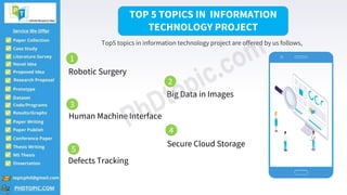 Information Technology Project Research Topics | PPTX | IT and Internet ...