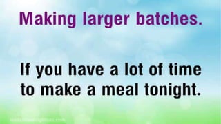 Eating Healthy Food While In A Rush - Dieting Tips | PPT