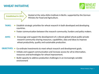 G20, The WHEAT Initiative ppt by John Spink | PPTX