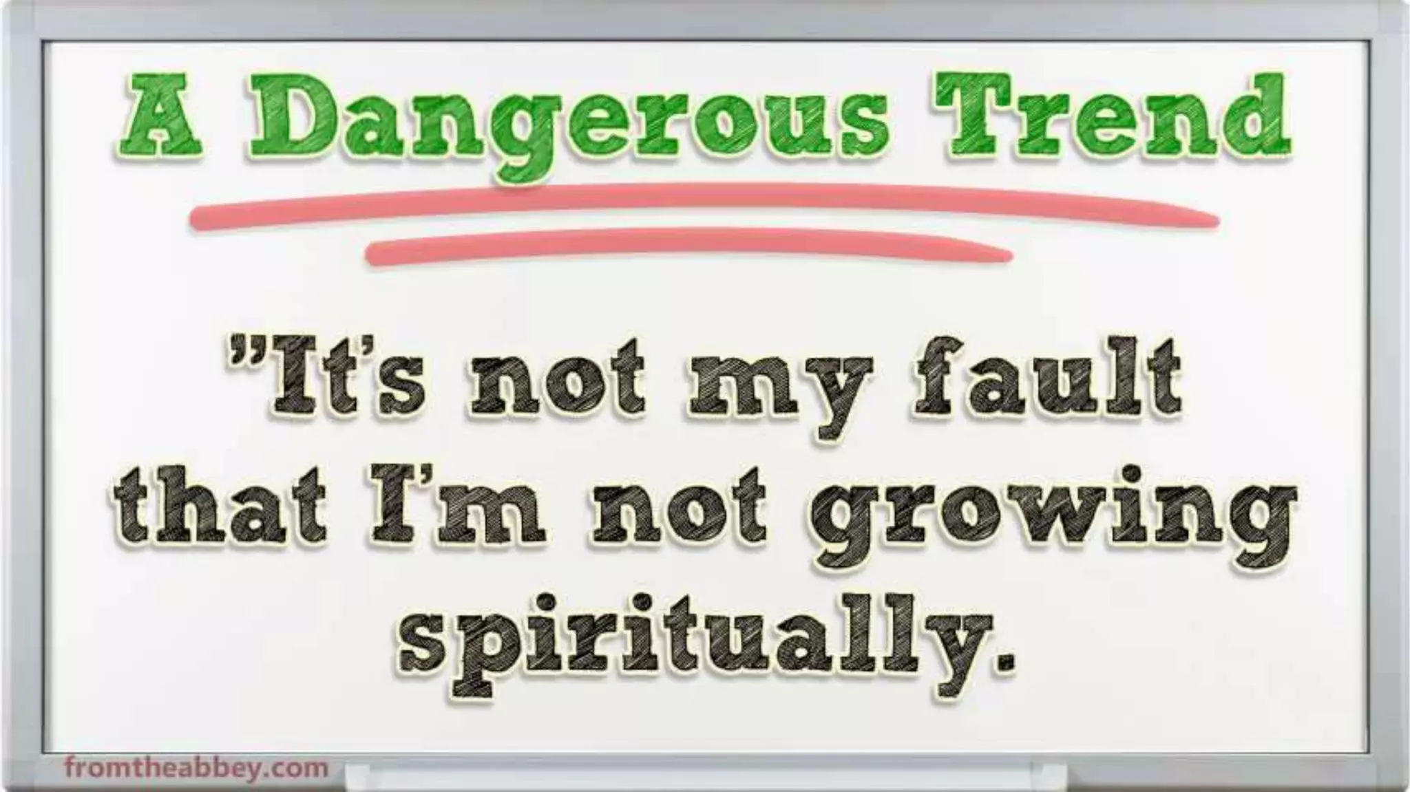Lack of Spiritual Growth: Whose Fault is It? | PPT