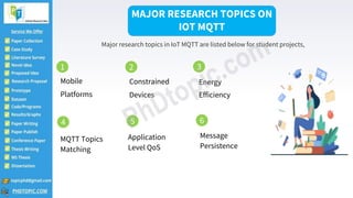 IoT MQTT Projects For Research Students | PPT