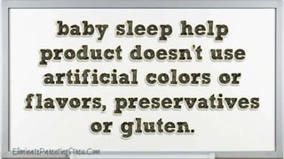 Baby Sleep Tutorial | PPT