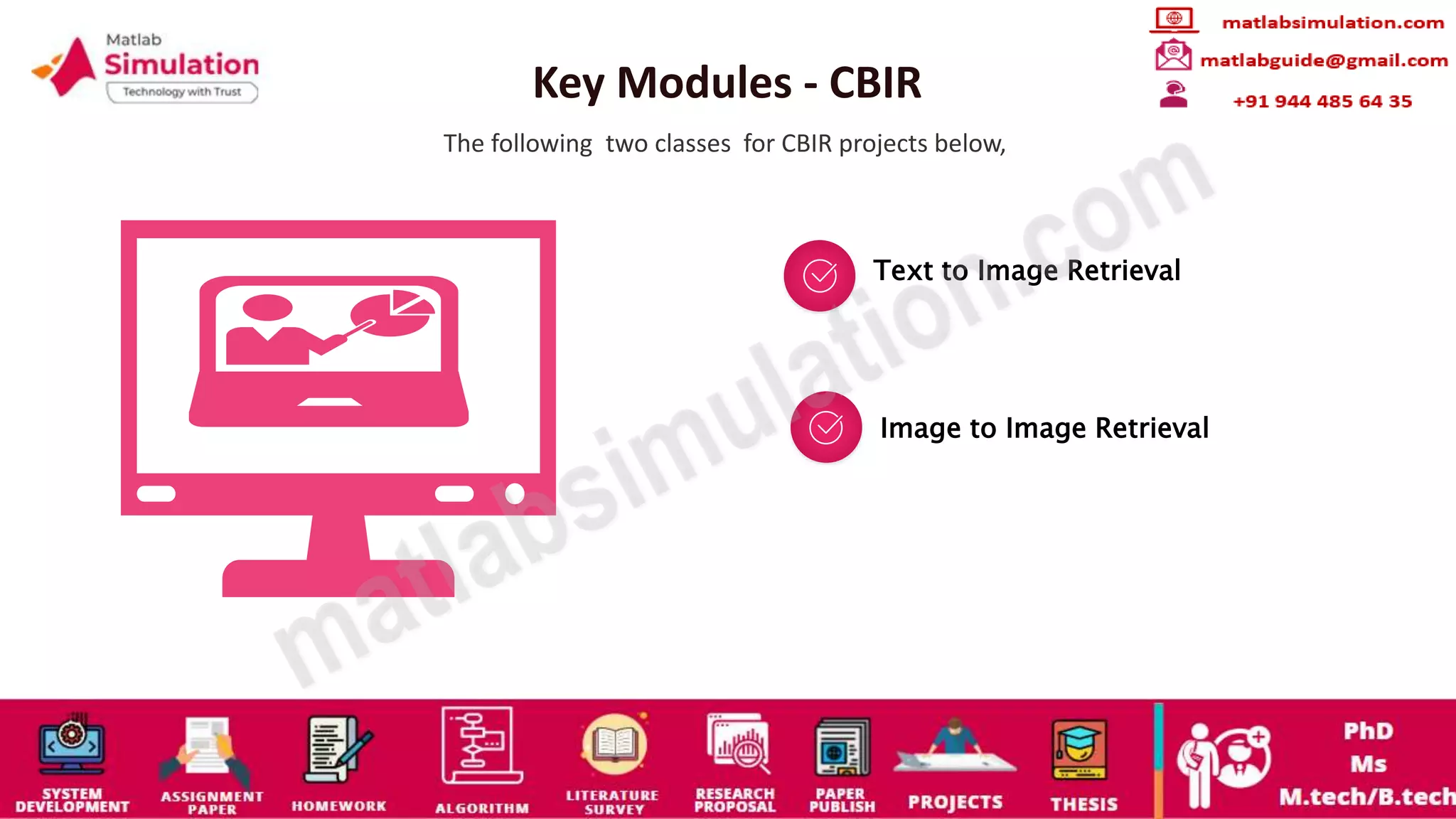 Content Based Image Retrieval Projects Research Help | PPT