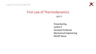 ppt-4 First Law of Thermodynamics.pptx | Free Download